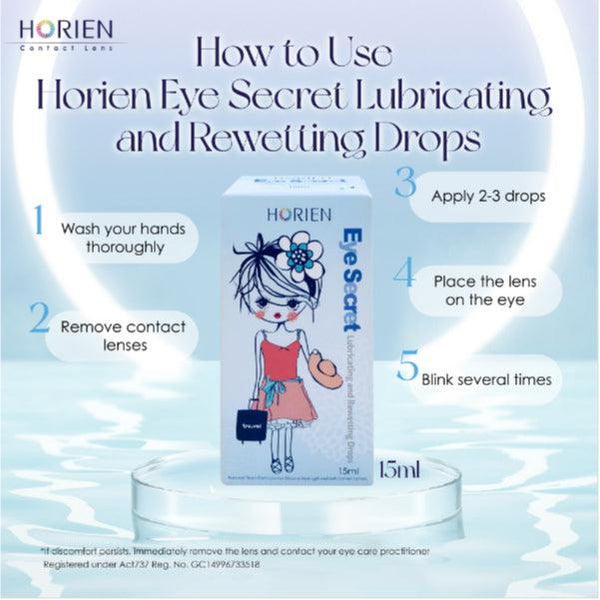 Eye Secret Lubricating and Rewetting Drops 15ml - B.Eyesland